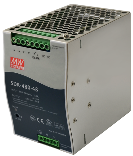 ZASILACZ 48V 10A 480W MEAN WELL SDR-480-48 Multienergo.com